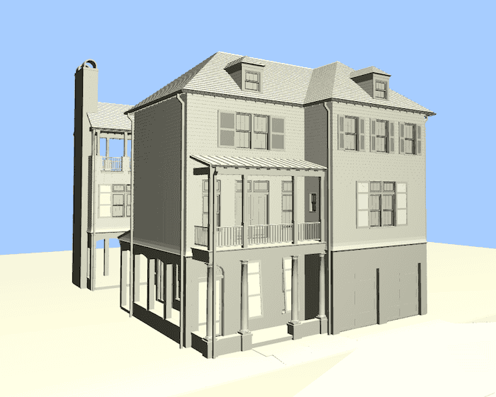 Monochromatic Models in ArchiCAD – Shoegnome Architects